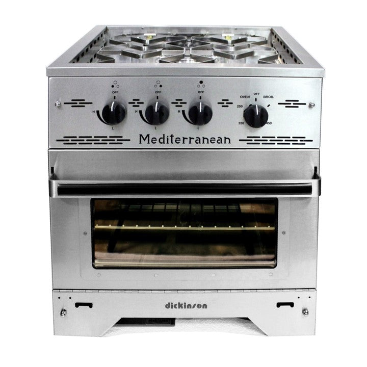 Mediterranean Three Burner Propane Stove – Dickinson Marine